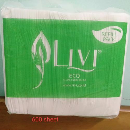 Jual TISSUE LIVI ECO FACIAL REFIL 600 SHEET - Jakarta Barat - collexiku ...