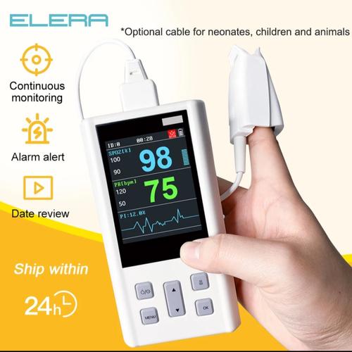 Jual Oximeter Handheld Pulse Health Monitors Finger Neonatal Newborn ...