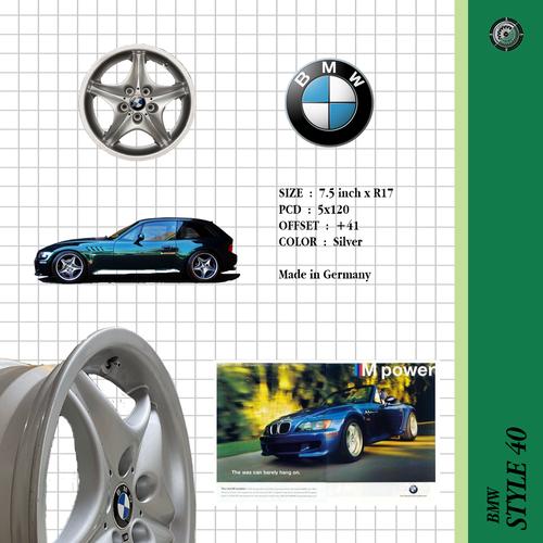 Jual Velg BMW Style 40 (Z3) Original R17 5x120 (Germany) - Kab. Tangerang - yourdailywheels ...