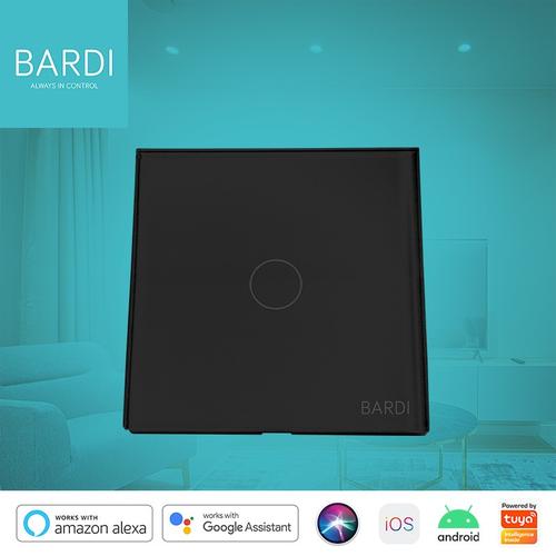 Jual Bardi Smart WiFi Touch Wallswitch - EU 1 Gang (Black) - Kota ...