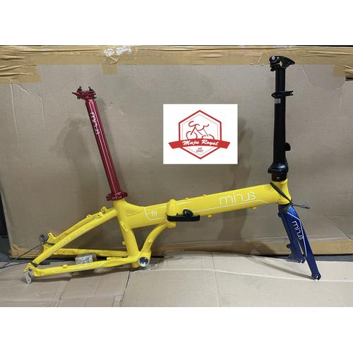 Jual Frame Sepeda Lipat Minus 20 406 451 Disc brake Alloy Ringan Bgt ...