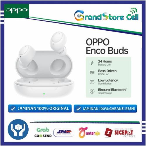 Promo OPPO Enco Buds TWS Wireless Earphone Garansi Resmi OPPO - Putih ...