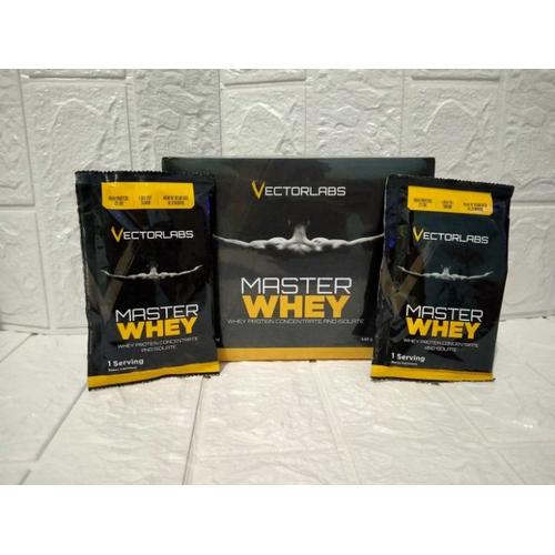 Jual VECTORLABS Master Whey 7 Sachet Whey Protein Isolate Concentrate ...