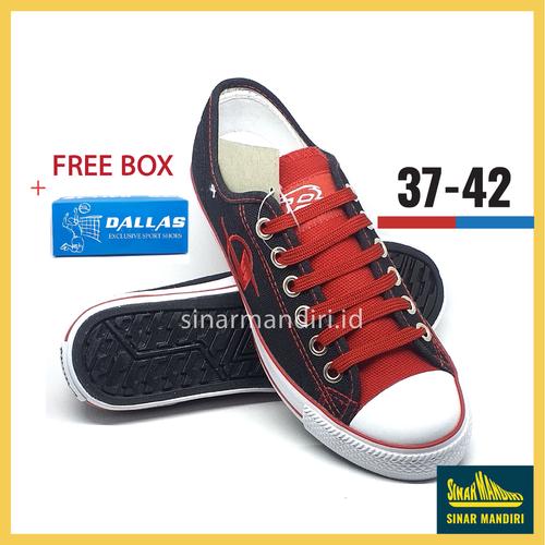Jual Sneakers Santai Tali Kanvas Dallas Campus LC/ Sepatu Sekolah ...