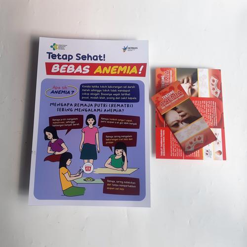 Jual Poster Kesehatan - Poster Anemia Remaja - Bonus Leaflet Anemia - Kab. Sleman - Syafana ...