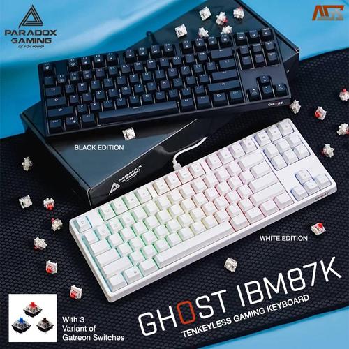 Jual Paradox Gaming GHOST IBM87K (Black,White) Mechanical - GAMING ...