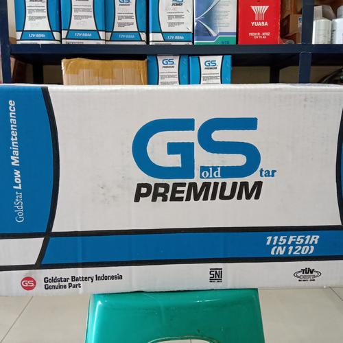 Jual Aki Mobil/ Genset/ GS Goldstar Premium N120/ 115F51/ GS N120/ GS N ...