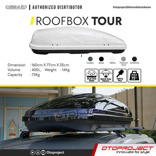Promo Roof Box OTORACK OTOPROJECT TOUR Bagasi Atas Mobil 400 Liter ...