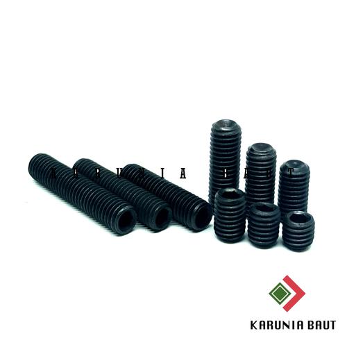 Jual BAUT L TANAM M12 BAJA HITAM DRAT 12 MM PITCH 1.75 MM KUNCI L HEXAGON 6 - UKURAN 12X12 ...