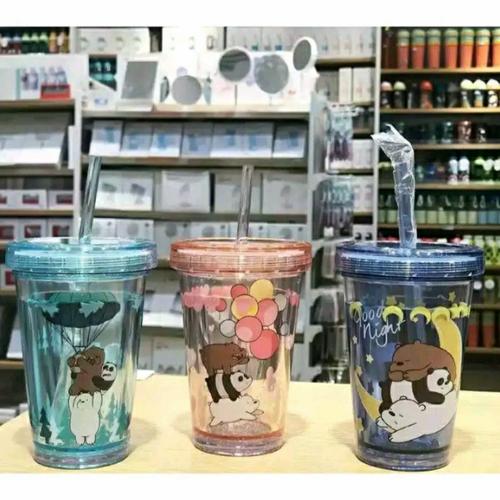 Jual MINISO Gelas Tumbler We Bare Bear - hijau Tumbler - Kota Surabaya - Herncshop | Tokopedia