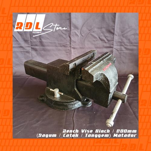 Jual Bench Vise 8inch / 200mm (Ragum / Catok / Tanggem) Matador ...