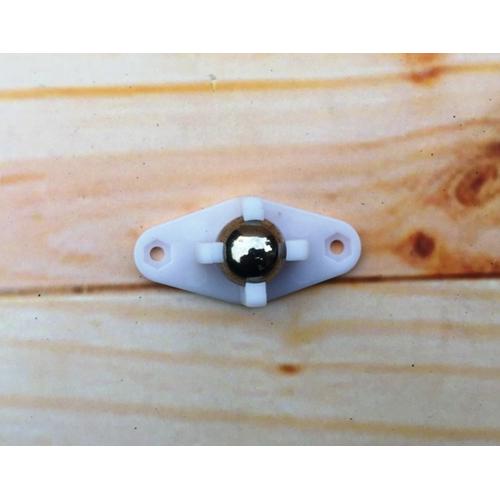 Jual W420 Steel Ball Fly Wheel Roda gila Smart Car Ban Caster - Kota ...