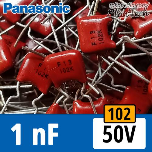 Jual 1nF / 102 50V Milar Mylar Film Capacitor 1 nF Kapasitor ElanTech ...