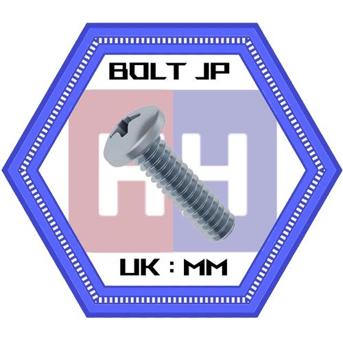 Jual BAUT KEPALA BULAT OBENG PLUS JP PAN HEAD SCREW BOLT WITH ...