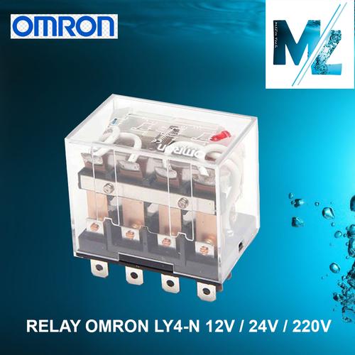 Jual Relay LY4N OMRON 12V 24V AC 220V Rellay LY4-N Indicator 14 PIN ...