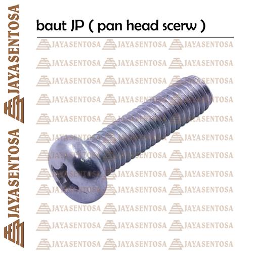 Jual baut JP 4 x 10 / baut obeng 4mm x 1cm / baut Ballas /jp 4 x 10 ...