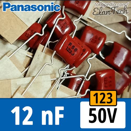 Jual 12nF / 123 50V Milar ECQ Mylar Film Capacitor 12 nF Kapasitor ...