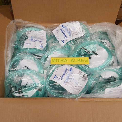 Jual Masker Oksigen Dewasa. Oxygen Mask Adult. Ogxygen. Masker O2 /Mask ...