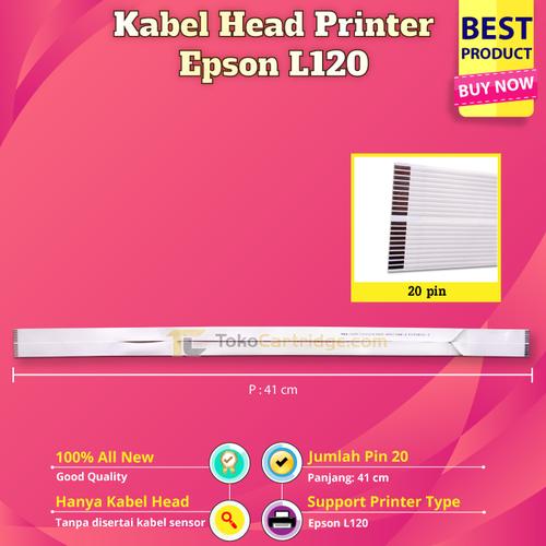 Jual Kabel Head Epson L120 Kabel Printhead L120 Kabel Head Printer L120 Kota Surabaya