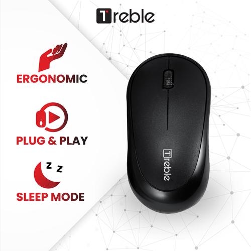 Promo JY X Treble 2.4G Wireless Mouse Ergonomic Computer for PC Laptop ...