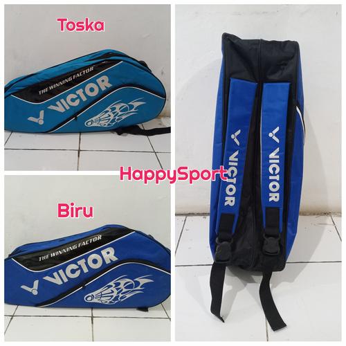 Jual TAS BADMINTON VICTOR 2 RUANGAN TAS BULU TANGKIS 2R - Biru ...