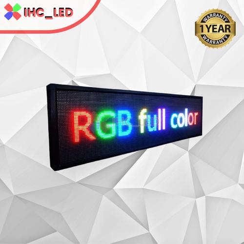 Jual RUNNING TEXT RGB ( Full Colour ) P10 uk.32 x 192 CM - Frame Slim ...