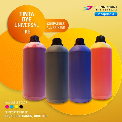 Jual Tinta Dye Ink Bisa Untuk Semua Printer Tanpa Label 1000 ml/ 1KG ...
