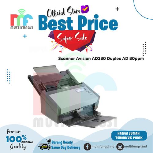 Promo Scanner Avision AD280 Duplex ADF Garansi Resmi AD 280 - 80ppm ...