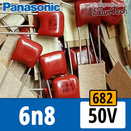 Jual 6n8 / 682 50V Milar ECQ Mylar Film Capacitor 6.8 nF Kapasitor ...
