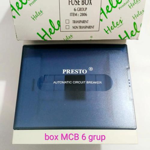 Jual box mcb presto 6 grup/rumah mcb presto 6 grup ib inbow(tanam ...