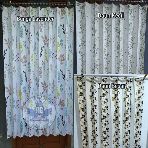 Jual Gorden Plisket Satin Bridal Motip Bunga Dan Daun Free Kawat S ...