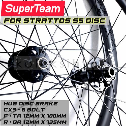 Jual SuperTeam utk Strattos S5 Disc Hub TA/QR - Wheelset Carbon Custom - Hub Cx4 - Jakarta Utara ...