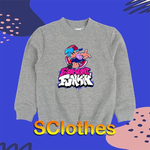 Jual JAKET ANAK SWEATER ANAK Friday Night Funkin FNF - Hijau Botol, L ...