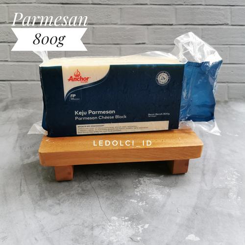 Jual ANCHOR KEJU PARMESAN CHEESE BLOK BLOCK 800 GRAM (KEMASAN ASLI ...