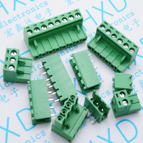 Jual Terminal Block 2EDG Plugable 5.08mm 7 pin Screw 7p Lurus Hijau ...
