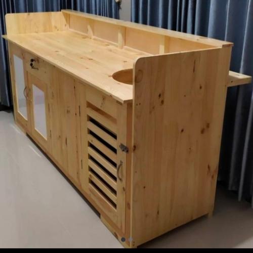 Jual meja booth/booth minimalis jati Belanda - Jakarta Barat - KARYA ...