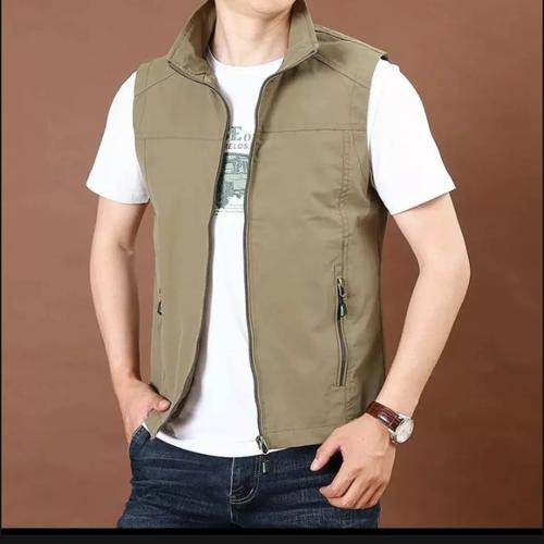 Jual rompi pria terbaru , rompi parasut , vest original - abu tua, M ...