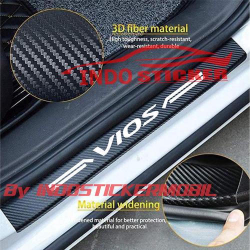 Jual Sticker stiker karbon mobil vios stiker carbon 3d pijakan mobil ...