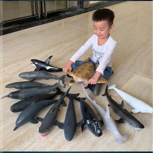 Jual Boneka Remas Realistic Simulation Shark Ikan Hiu Plush Doll - Bull ...