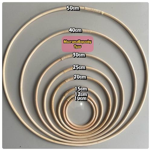 Jual Ring rotan dekorasi dan macrame size 40cm dan 50cm - 50cm - Kab ...