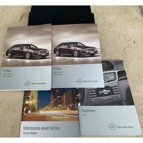 Jual Manual book Eclass W212 buku manual Eclass W212 E200 E250 E300 ...