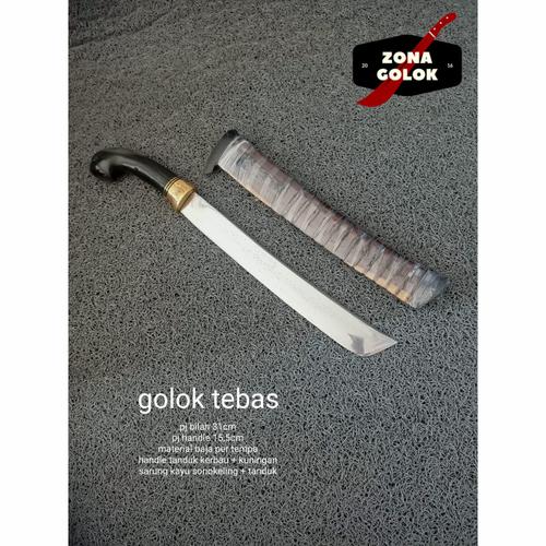 Jual GOLOK T3BAS SERBAGUNA TANDUK SONOKELING BAJA ASLI SUPER TAJAM 01 ...