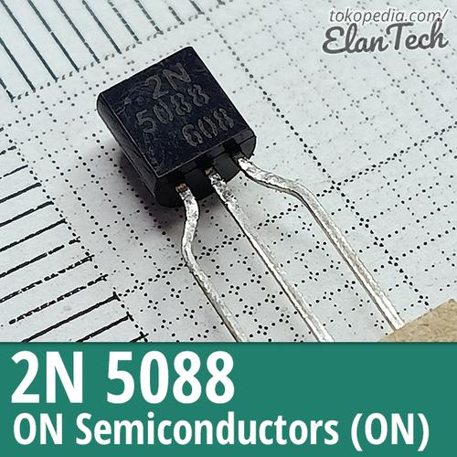 Jual 2N5088 Original On Semi 2N 5088 NPN Bipolar Transistor ElanTech ...