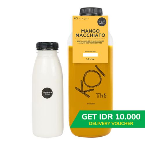 Jual KOI The Bottled Mango Macchiato - 70% Less Sugar - Jakarta Barat ...
