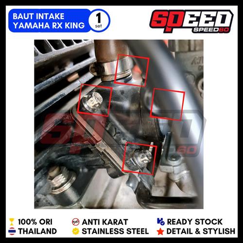 Jual Baut Intek Intake Blok RX King Baut Probolt Stainless King Nut ...