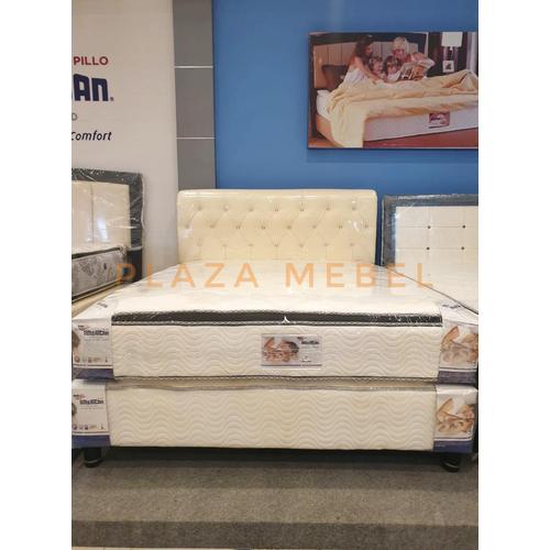 Jual Matras Kasur Springbed American Supreme Pillo Top Lapisan uk 120 ...