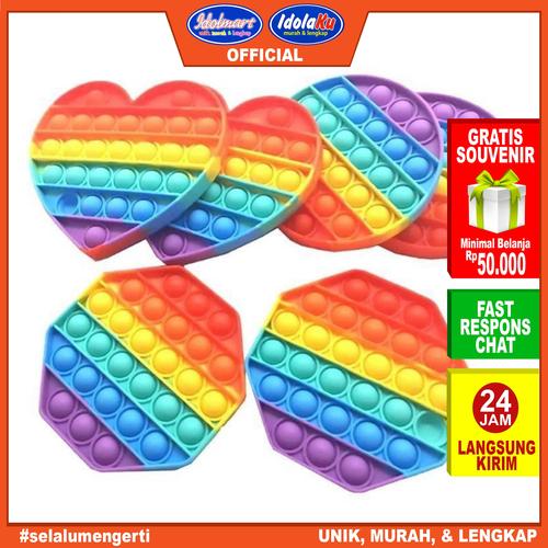 Jual IDOLMART Mainan Anak Pop It POP IT Push Bubble Fidget Sensory Toys ...