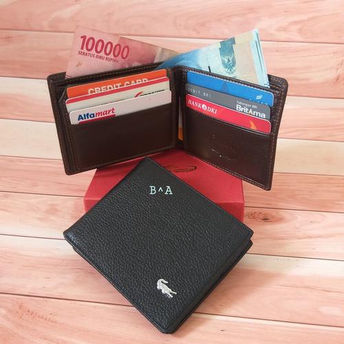 Jual DOMPET PRIA/DOMPET KULIT MOTIF JERUK LOGO Crocodile DOMPET LIPAT ...
