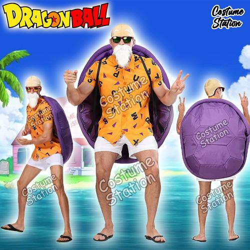 Jual Kostum Master Roshi Dragon Ball / Costume Kakek Kura Kura Dewasa ...