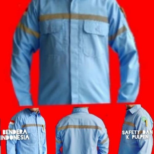 Jual Seragam teknisi seragam scotlet kemeja atasan werpack seragam ...